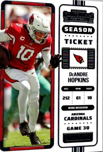 DeAndre Hopkins | Ungraded | 2022 Panini Contenders