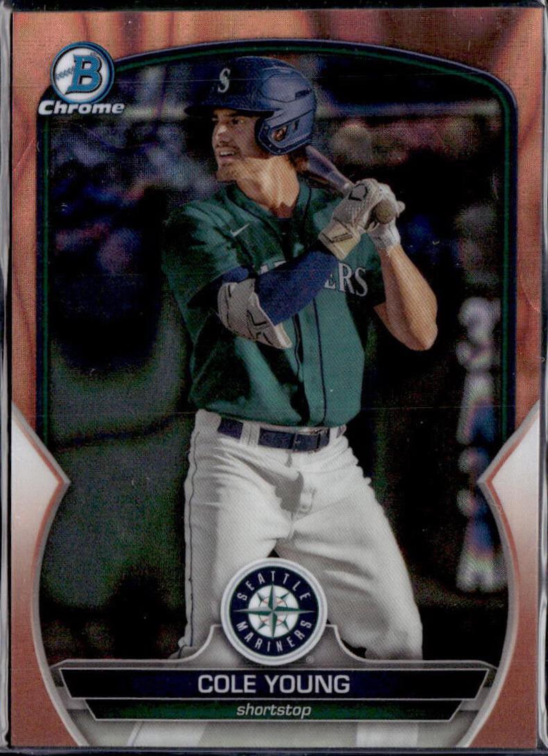 Cole Young [Rose Gold Lava] #BDC-87 Prices | 2023 Bowman Draft Chrome ...