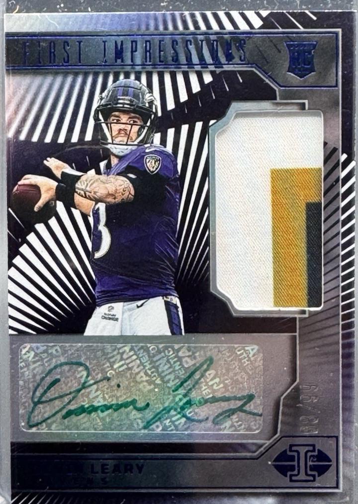 Devin Leary [Blue First Impressions Autographed Memorabilia] #106 ...