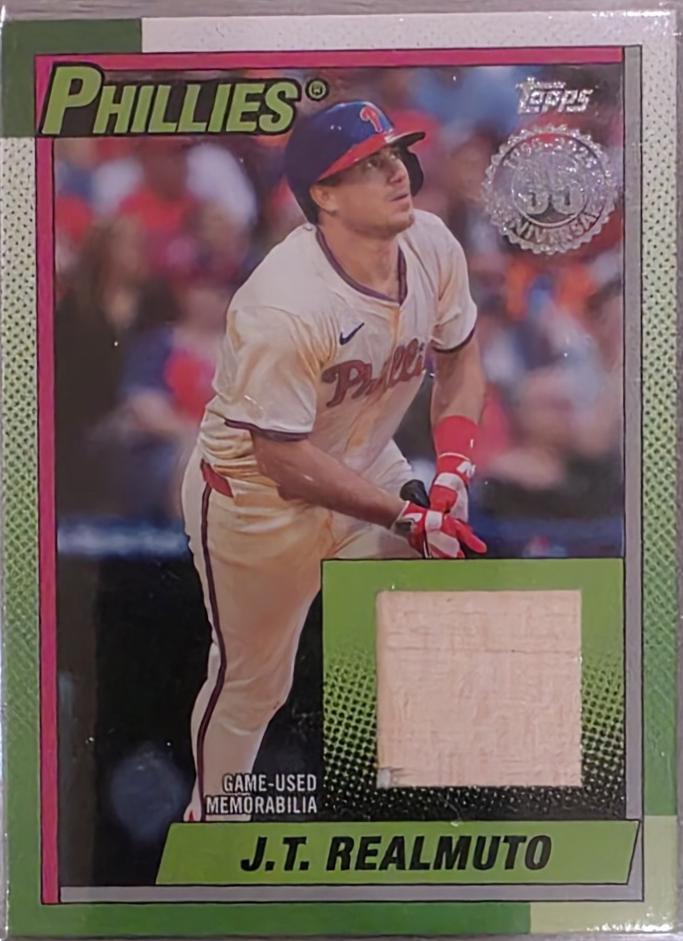 J.T. Realmuto #T90R-JTR Prices | 2025 Topps 1990 Relic | Baseball Cards