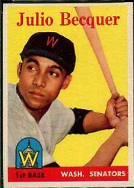 Julio Becquer #458 Prices | 1958 Topps | Baseball Cards