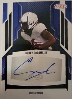 Corey Crooms Jr. [Rainbow] #A-CCJ Prices | 2024 Sage HIT Autographs ...