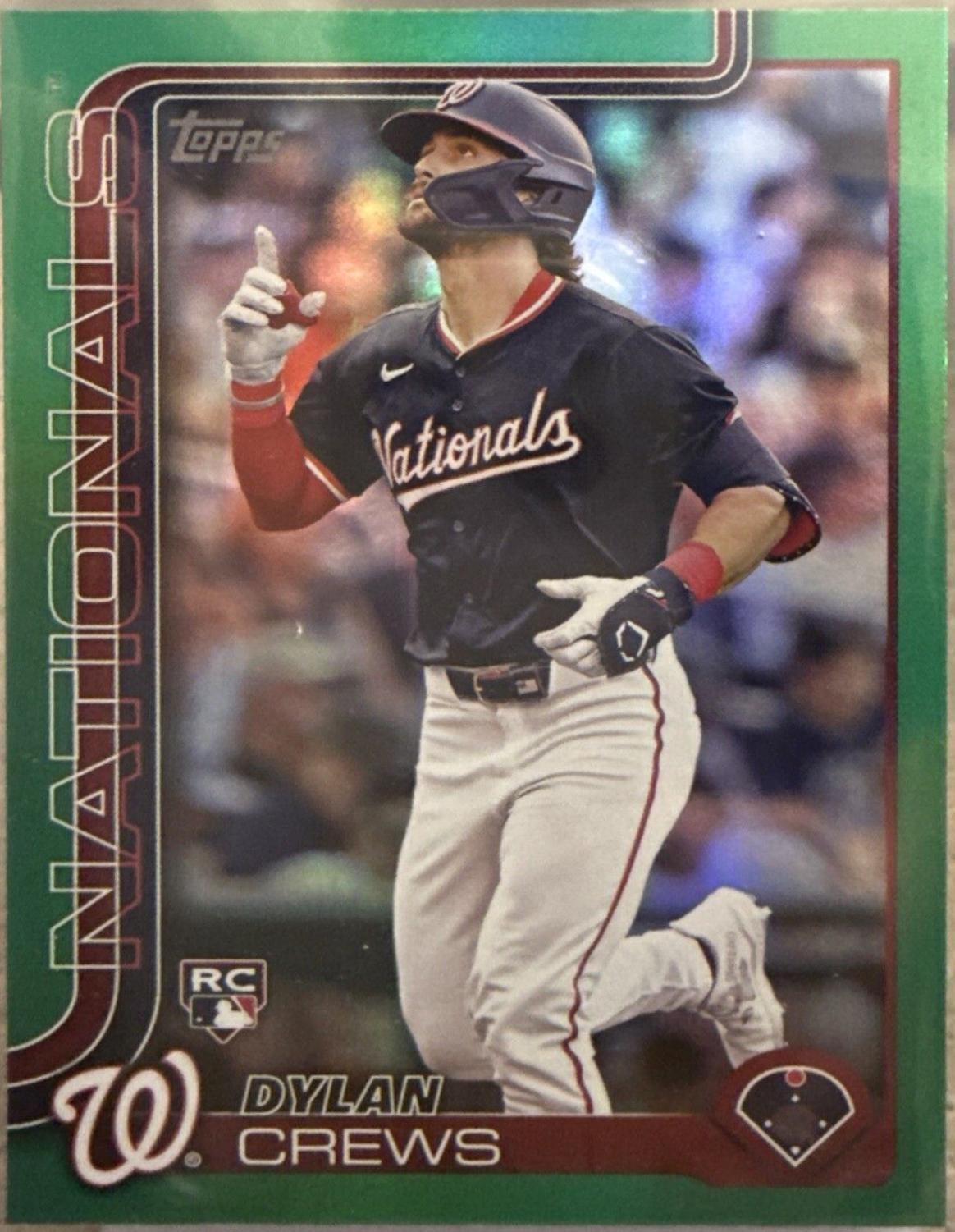 Dylan Crews [Green Foil] #74 Prices | 2025 Topps | Baseball Cards
