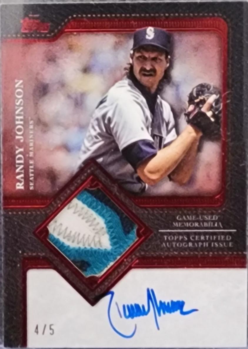 Randy Johnson [Red] #TFAP-RJ Prices | 2025 Topps Flagship Autograph ...