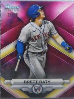 Brett Baty [Magenta] #BSR-26 Prices | 2023 Bowman Sterling | Baseball Cards
