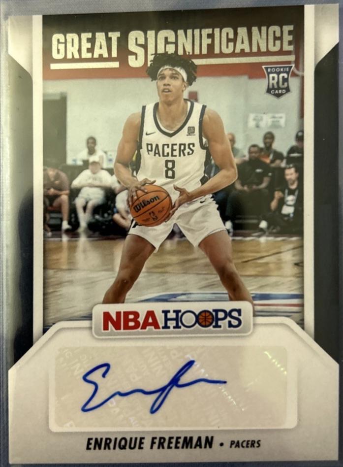 Enrique Freeman #GS-EFP Prices | 2024 Panini NBA Hoops Great ...