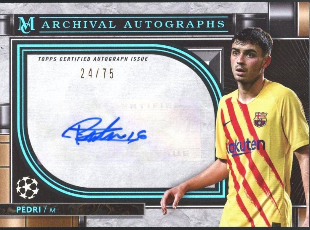 Pedri #A-P Prices | 2024 Topps UEFA Autograph | Soccer Cards