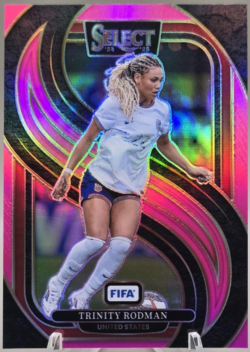 Trinity Rodman [Pink] #195 Prices | 2024 Panini Select FIFA | Soccer Cards