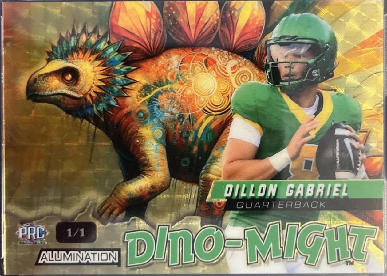 Dillon Gabriel [Stegosaurus Gold Circles] #DMSTG1-SG Prices [Rookie] | 2024 Wild Card ...