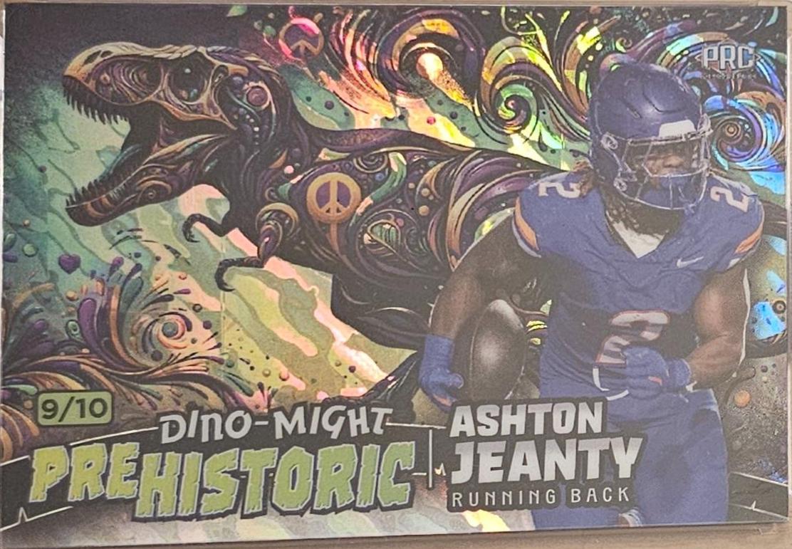 Ashton Jeanty [T-Rex Green Island] #PHTRX-AJ Prices [Rookie] | 2024 Wild Card Alumination Dino ...