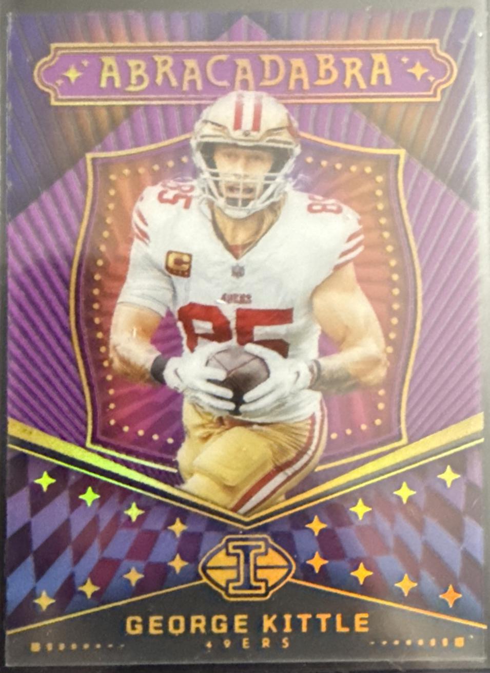 George Kittle [Purple] #18 Prices | 2024 Panini Illusions Abracadabra ...