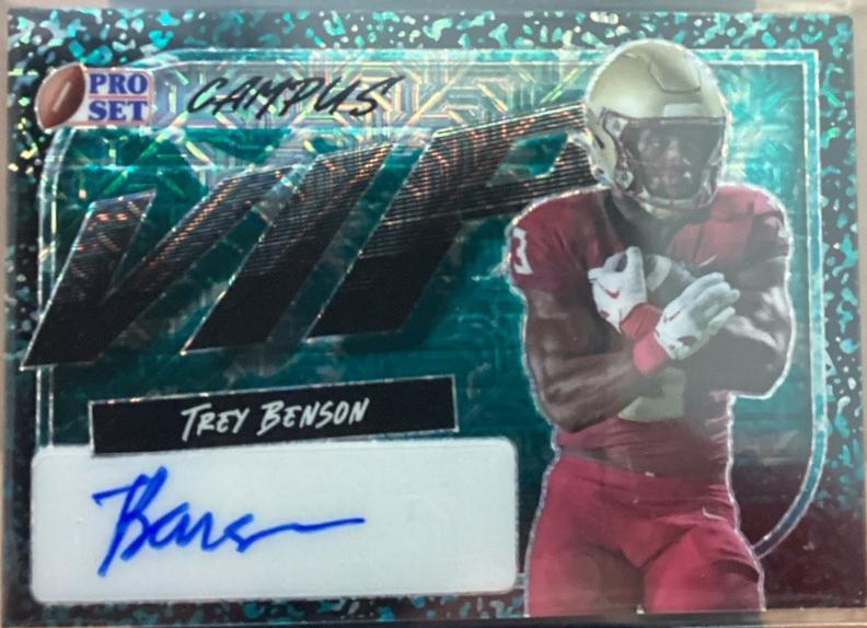 Trey Benson [Pro Set Border Prismatic] #VIP-TB1 Prices | 2023 Pro Set ...
