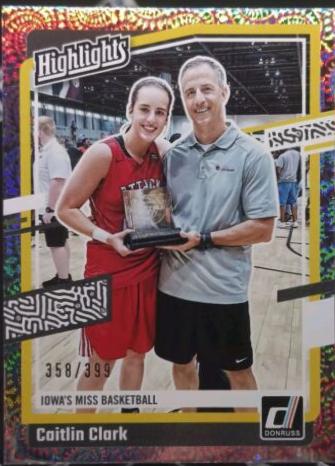 Caitlin Clark [Vortex] #H4 Prices | 2024 Panini Caitlin Clark ...