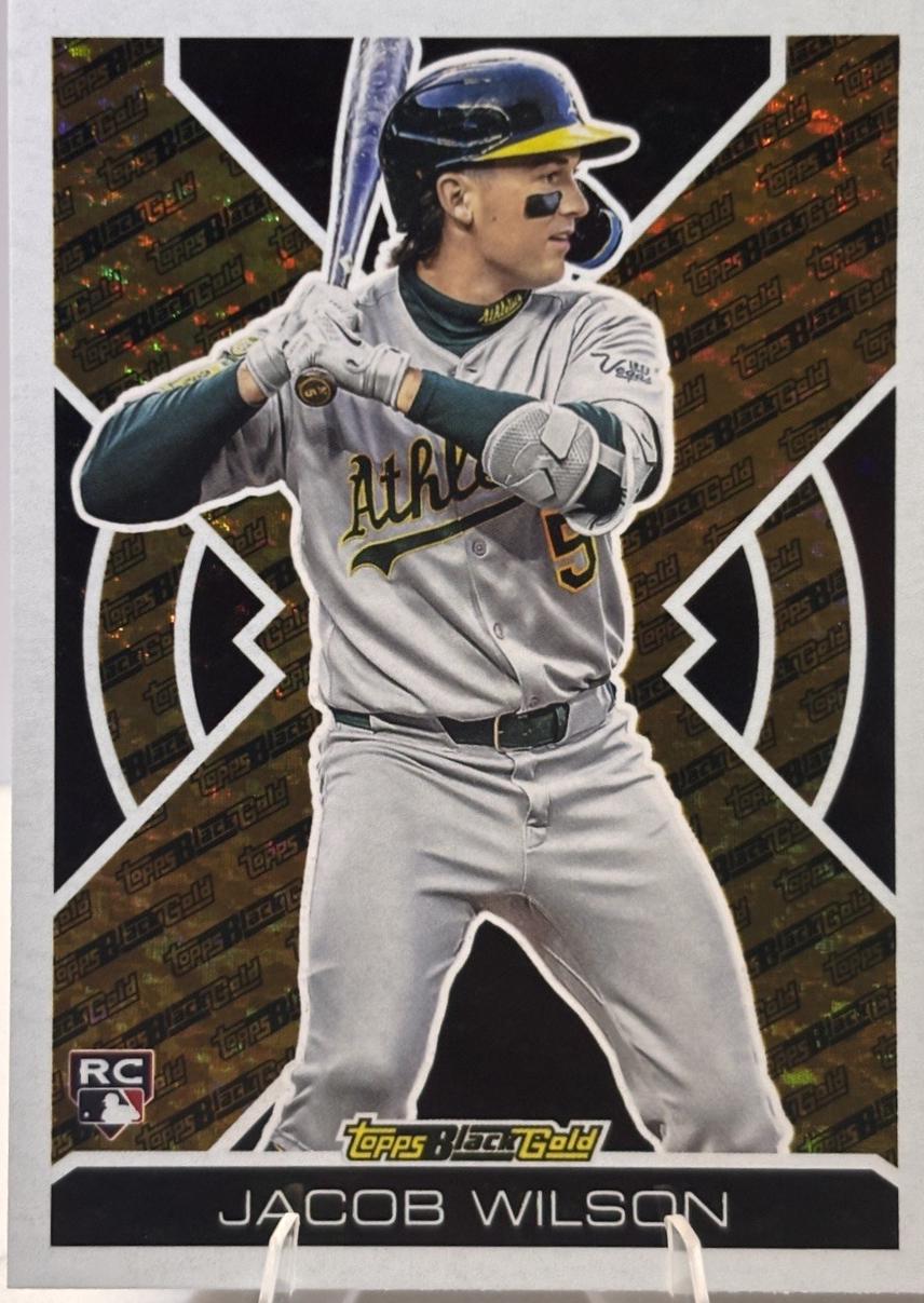 Jacob Wilson #BG-25 Prices [Rookie] | 2025 Topps Update Black Gold ...