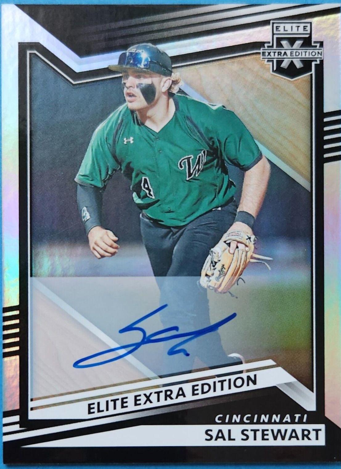 Sal Stewart [Signature] #32 Prices | 2022 Panini Elite Extra Edition ...