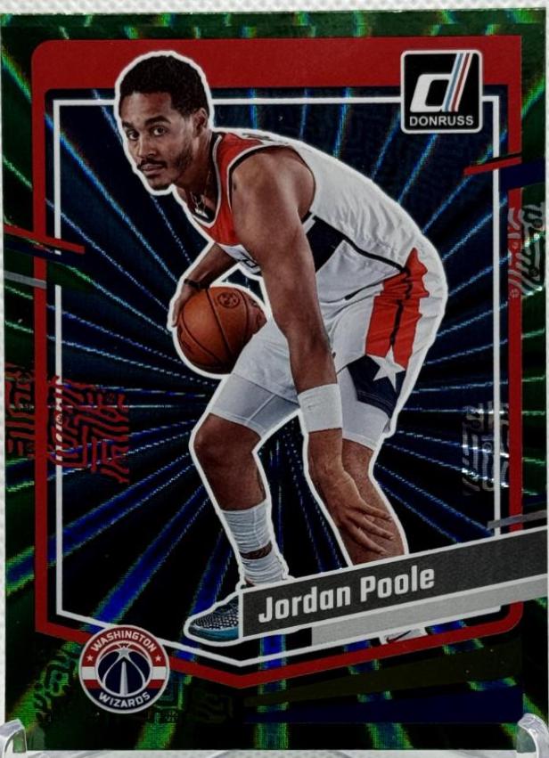 Jordan Poole [Green Laser] #177 Prices | 2023 Panini Donruss ...