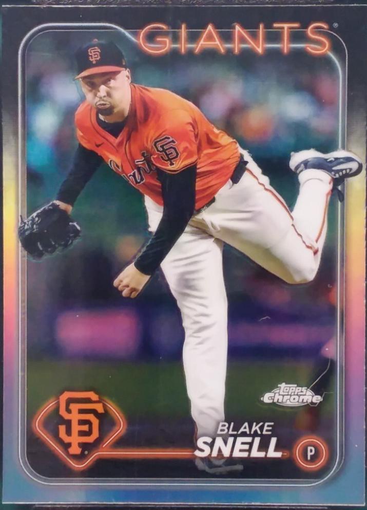 Blake Snell [Refractor] #USC59 Prices [Rookie] | 2024 Topps Chrome ...