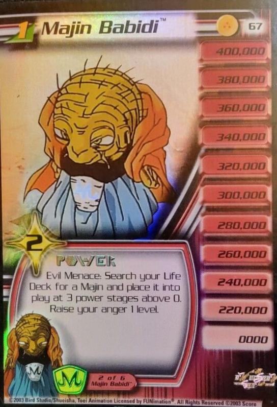 Majin Babidi [Foil] 67 Prices | Dragon Ball Z Babidi Saga | Dragon Ball ...
