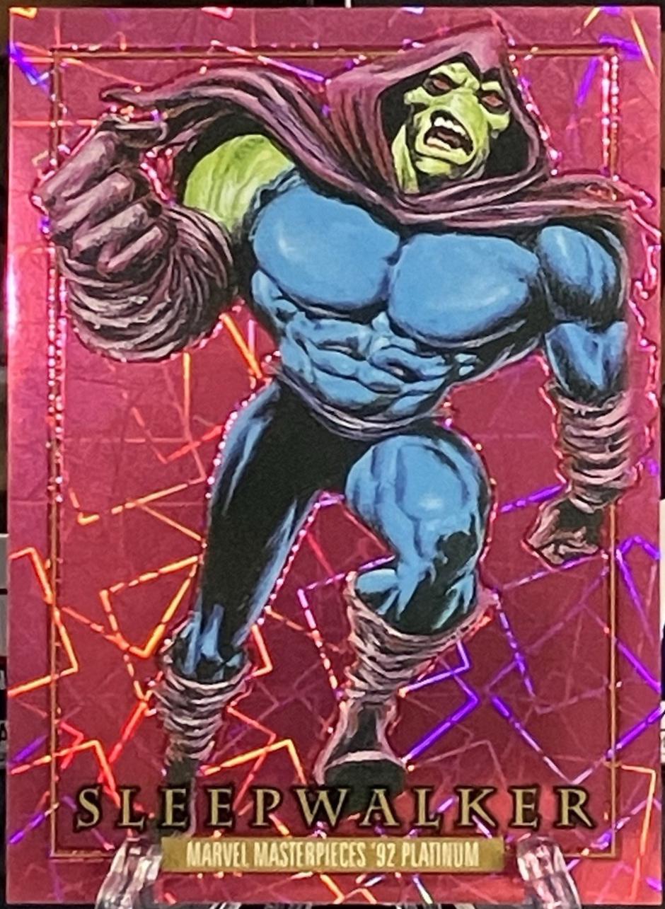 Sleepwalker [Pink Lasers] #89 Prices | Marvel 2024 SkyBox Masterpieces ’92 Platinum | Marvel Cards
