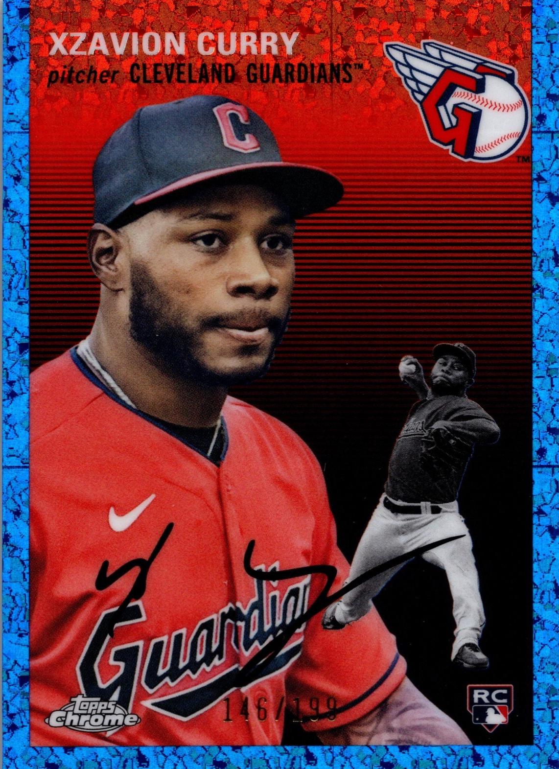 Xzavion Curry [Blue Mini-Diamond Refractor] #32 Prices | 2023 Topps ...