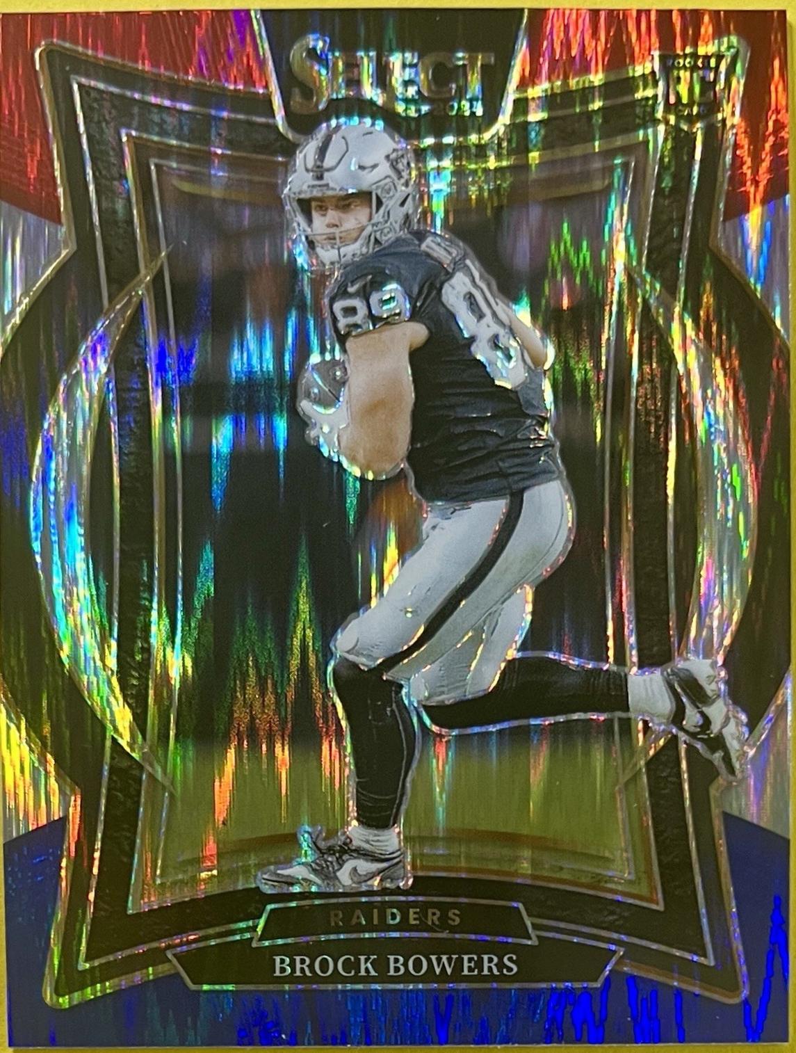 Brock Bowers [Red Blue Prizm Shock] #31 Prices | 2024 Panini Select ...