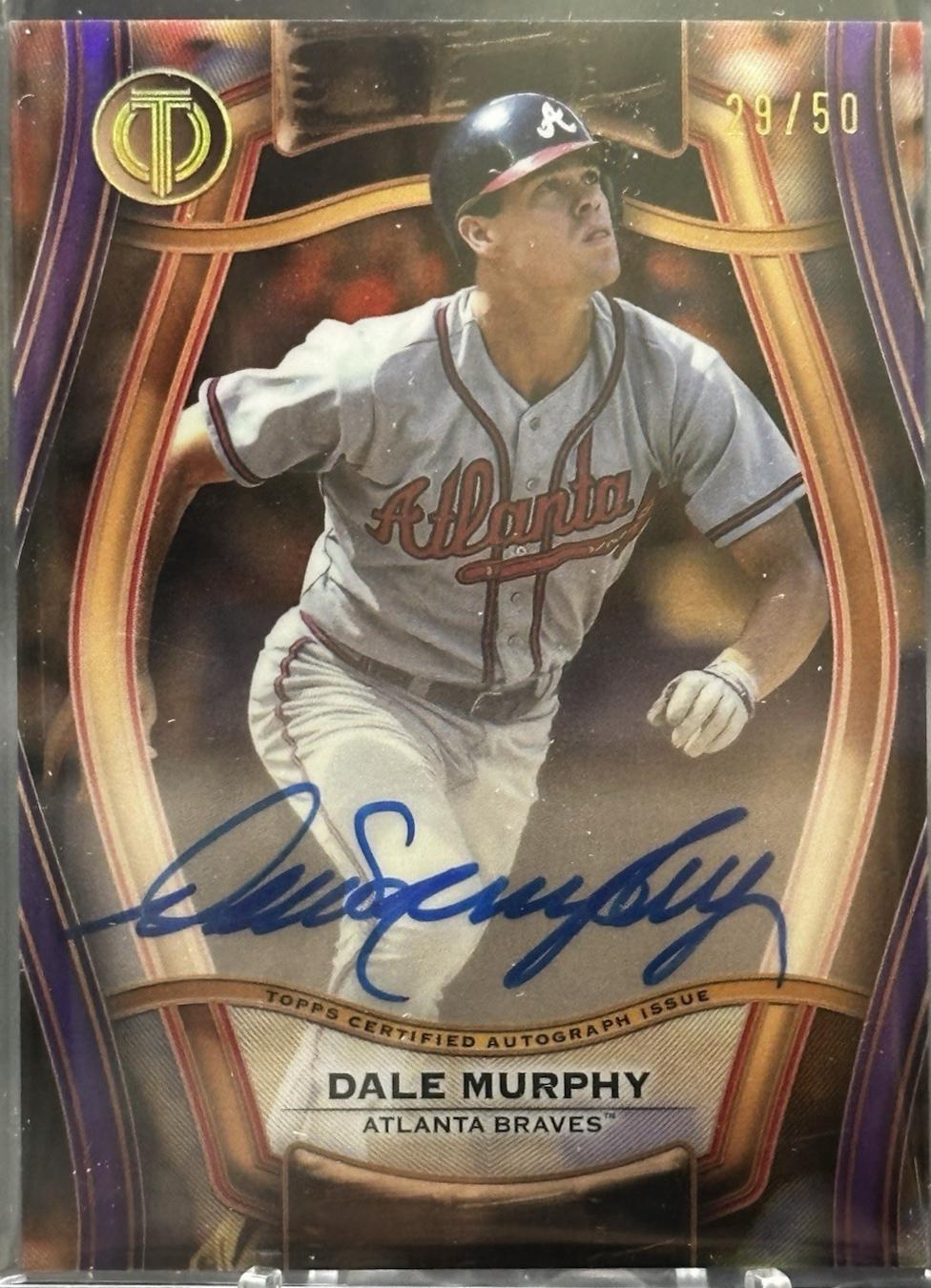 Dale Murphy [Purple] #PTGA-DMU Prices | 2025 Topps Tribute Pillars of ...