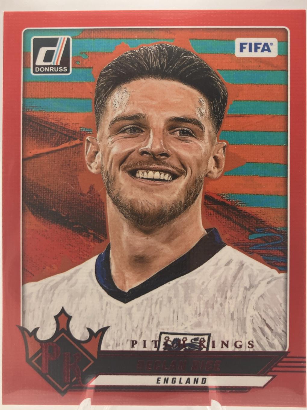 Declan Rice [Red] #20 Prices | 2024 Panini Donruss Pitch Kings | Soccer ...