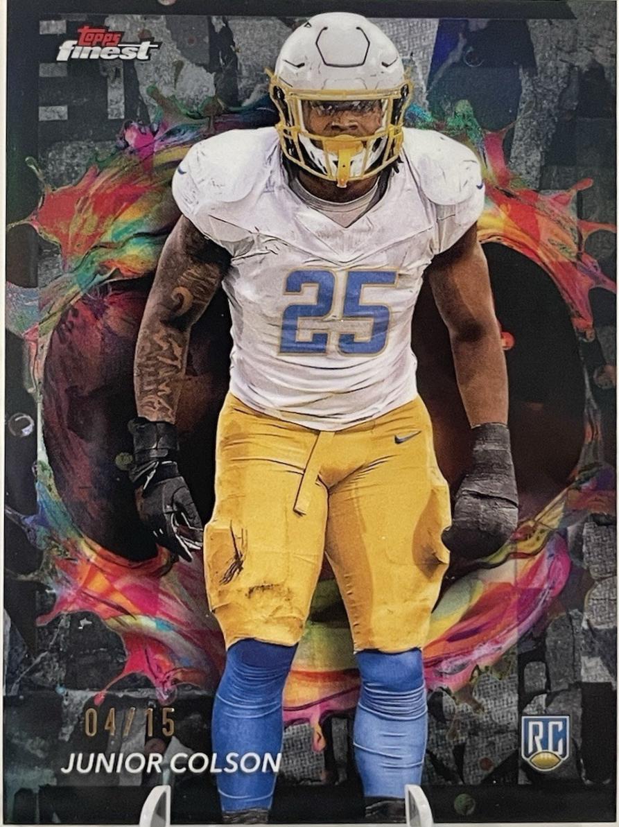 Junior Colson [Black Refractor] #254 Prices | 2024 Topps Finest ...