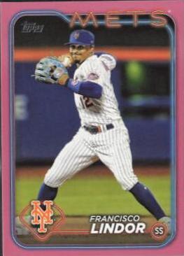 Francisco Lindor [Mother's Day Hot Pink] #650 Prices | 2024 Topps Day ...