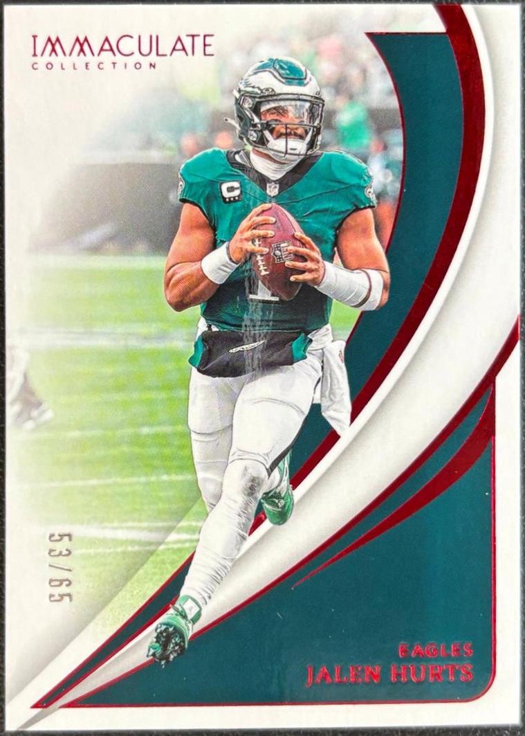 Jalen Hurts [Red] #54 Prices | 2024 Panini Immaculate | Football Cards