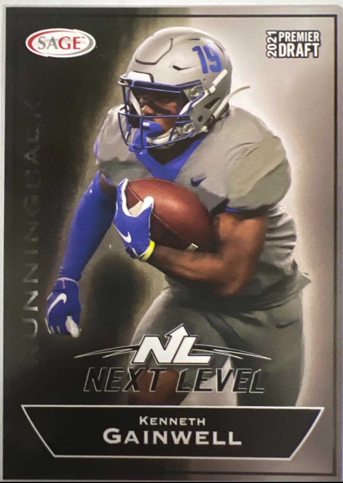 Kenneth Gainwell #41 Prices | 2021 Sage Premier Draft | Football Cards