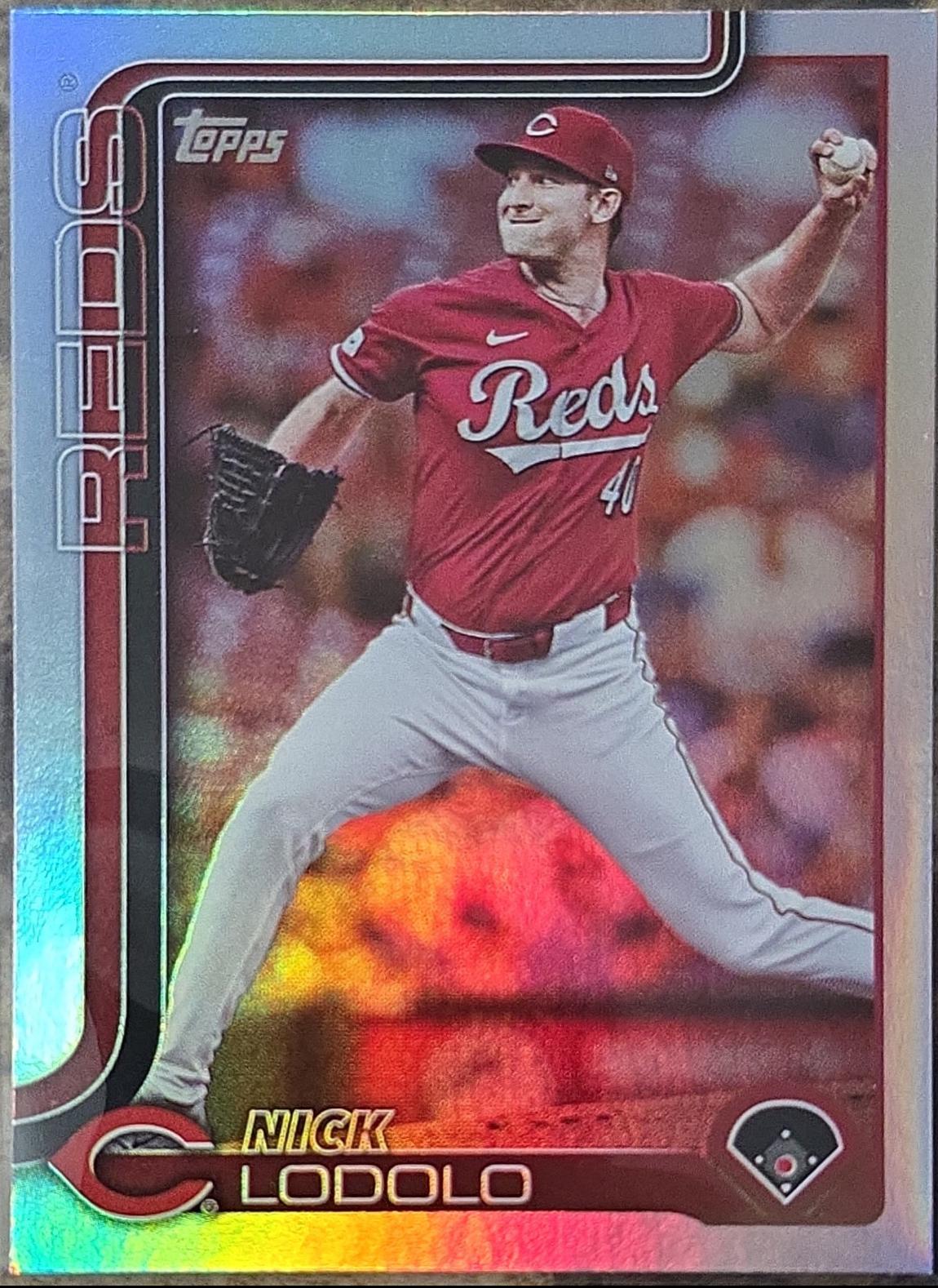 Nick Lodolo [Aqua Rainbow Foil] #21 Prices | 2025 Topps | Baseball Cards