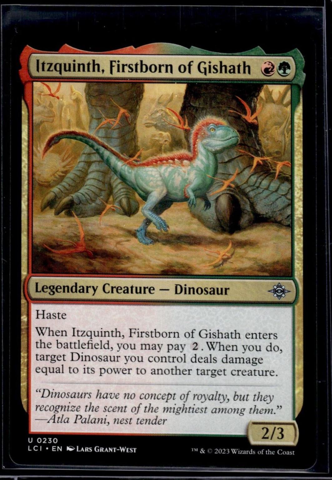 Itzquinth, Firstborn of Gishath #230 Prices | Magic Lost Caverns of ...