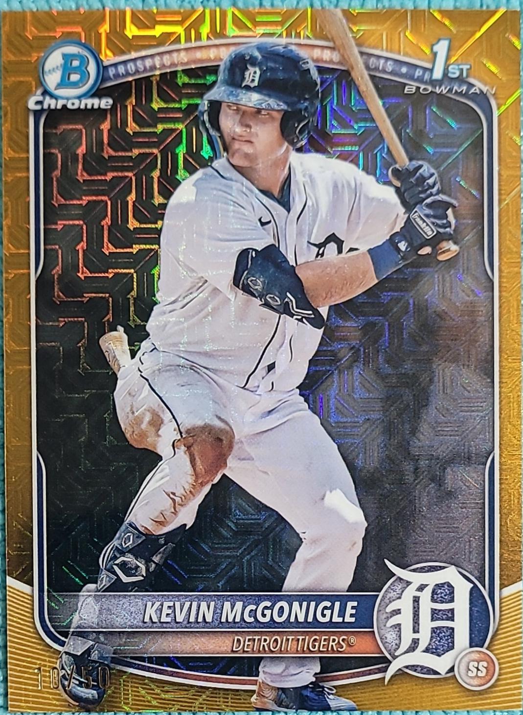 Kevin McGonigle [Gold Mojo] #BCP-79 Prices | 2025 Bowman Chrome ...