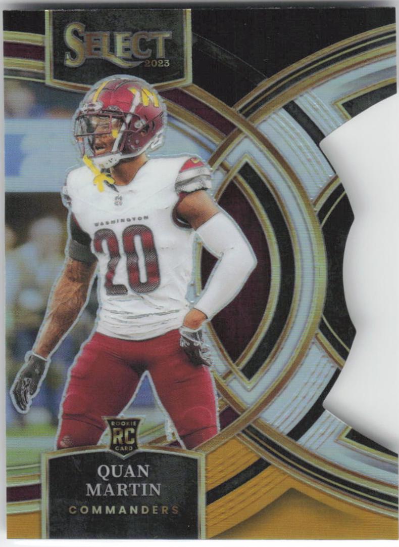 Quan Martin [Black Gold Prizm Die-Cut] #137 Prices | 2023 Panini Select ...