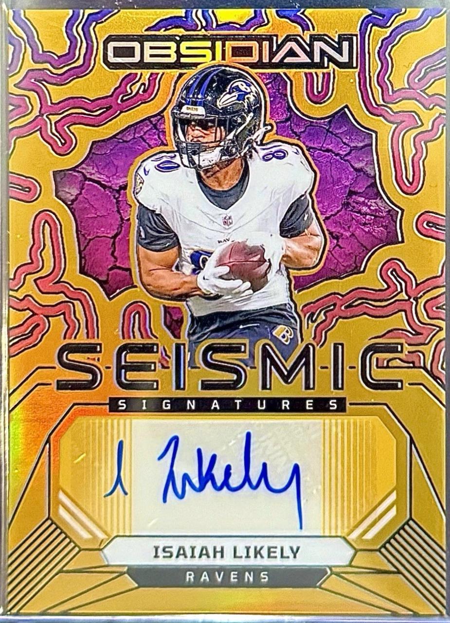 Isaiah Likely [Gold] #SS-ILY Prices | 2024 Panini Obsidian Seismic ...