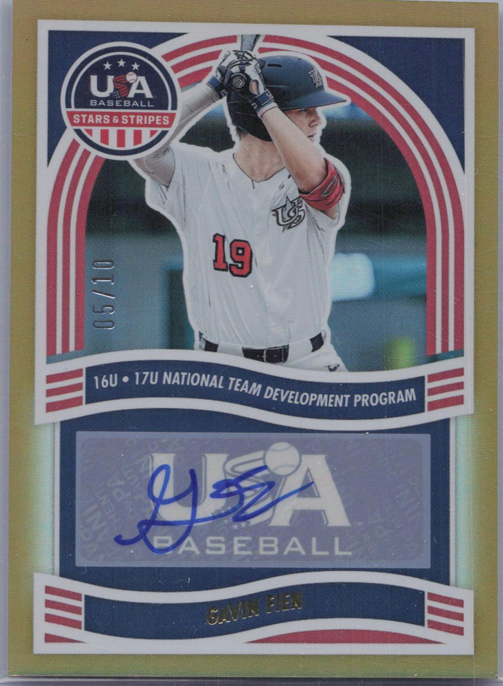 Gavin Fien [Gold] #NTS-GF Prices | 2024 Panini Stars & Stripes 16U/17U ...