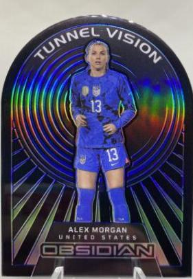 Alex Morgan [Blue] #25 Prices | 2022 Panini Obsidian Tunnel Vision ...