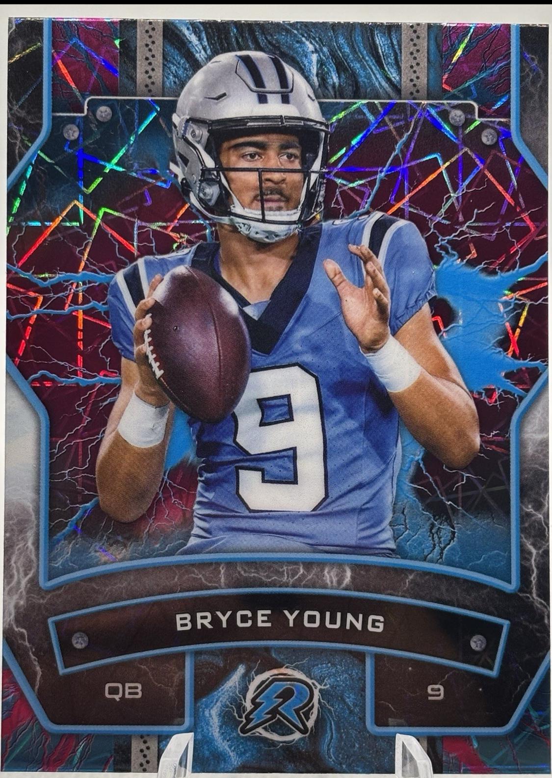 Bryce Young [Sky Blue Pink Shock] #12 Prices | 2024 Topps Resurgence ...