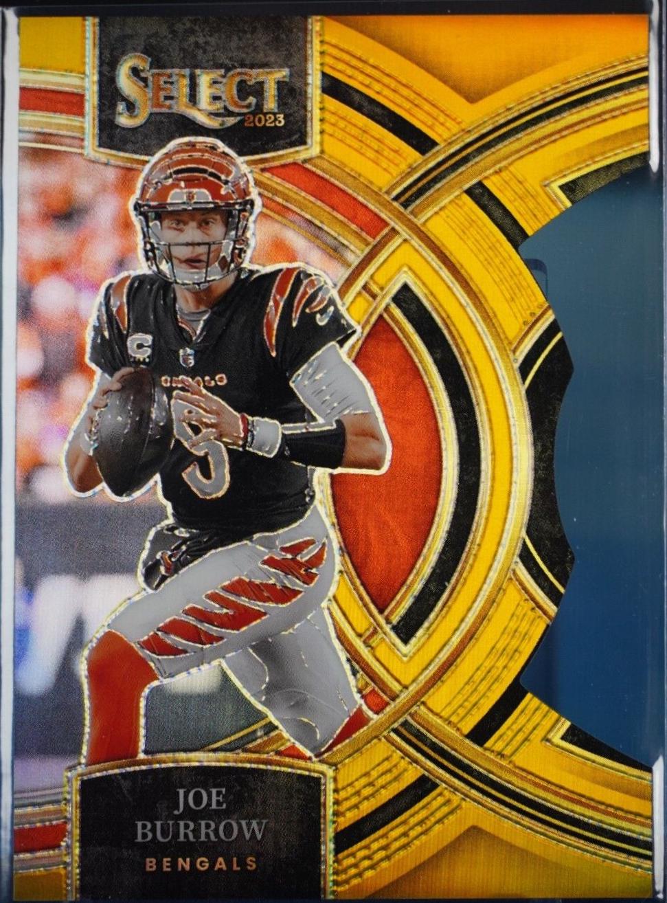 Joe Burrow [Gold Prizm Die-Cut] #165 Prices | 2023 Panini Select ...