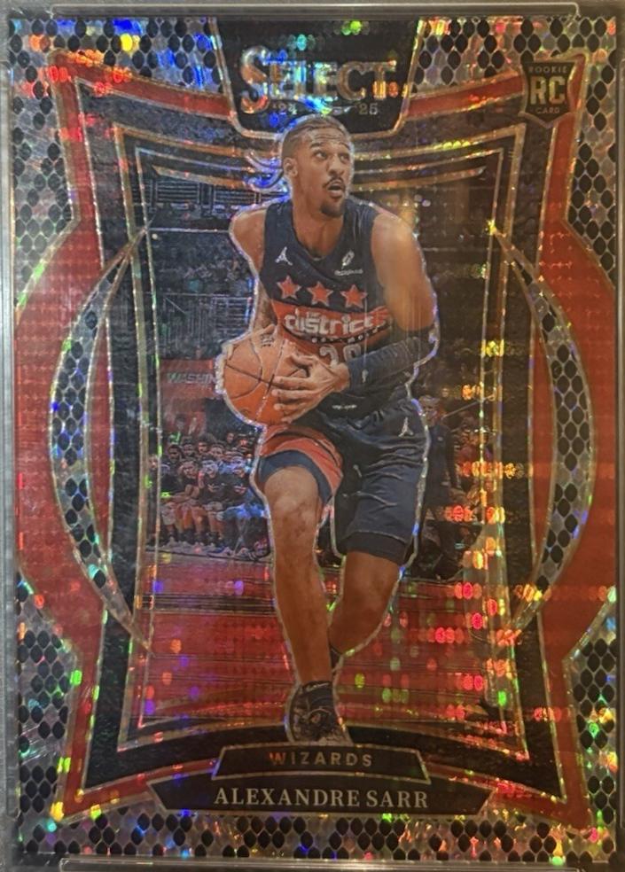 Alexandre Sarr [Black Snake Skin Pulsar Prizm] #73 Prices | 2024 Panini ...