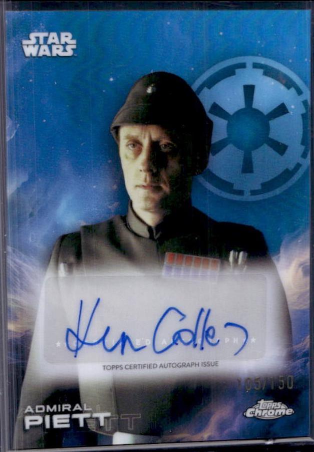 Kenneth Colley [Blue] #A-KC Prices | Star Wars 2025 Topps Chrome ...