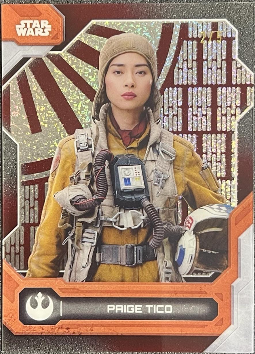 Paige Tico [Death Star Interior Red] #77 Prices | Star Wars 2024 Topps ...