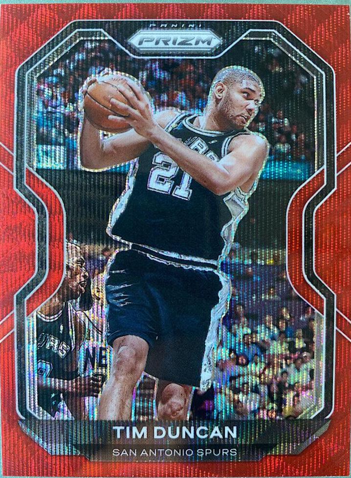 Tim Duncan [Ruby Wave Prizm] #30 Prices | 2020 Panini Prizm ...