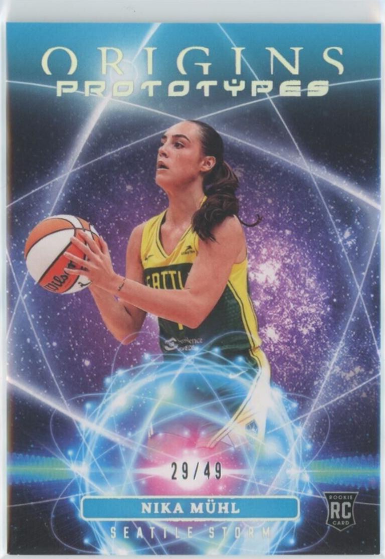 Nika Muhl [Teal] #8 Prices | 2024 Panini Origins WNBA Prototypes ...