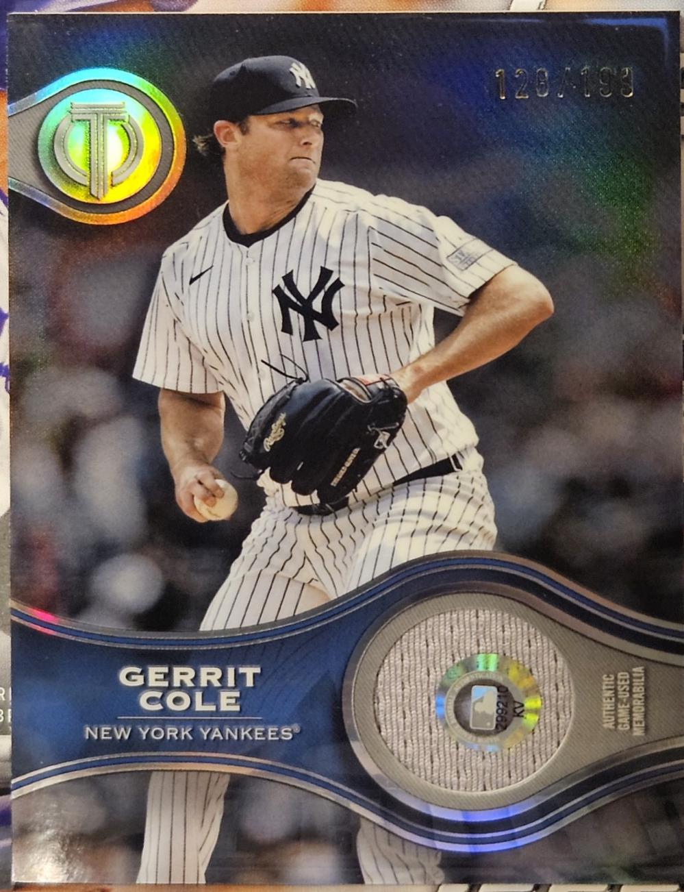 Gerrit Cole #SOA-GC Prices | 2025 Topps Tribute Stamp of Approval ...