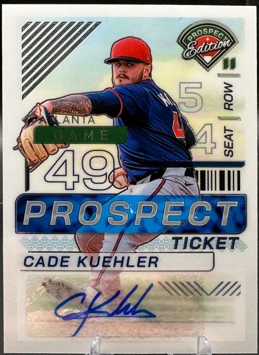 Cade Kuehler [Holo Ticket Signature] #152 Prices | 2024 Panini Prospect ...