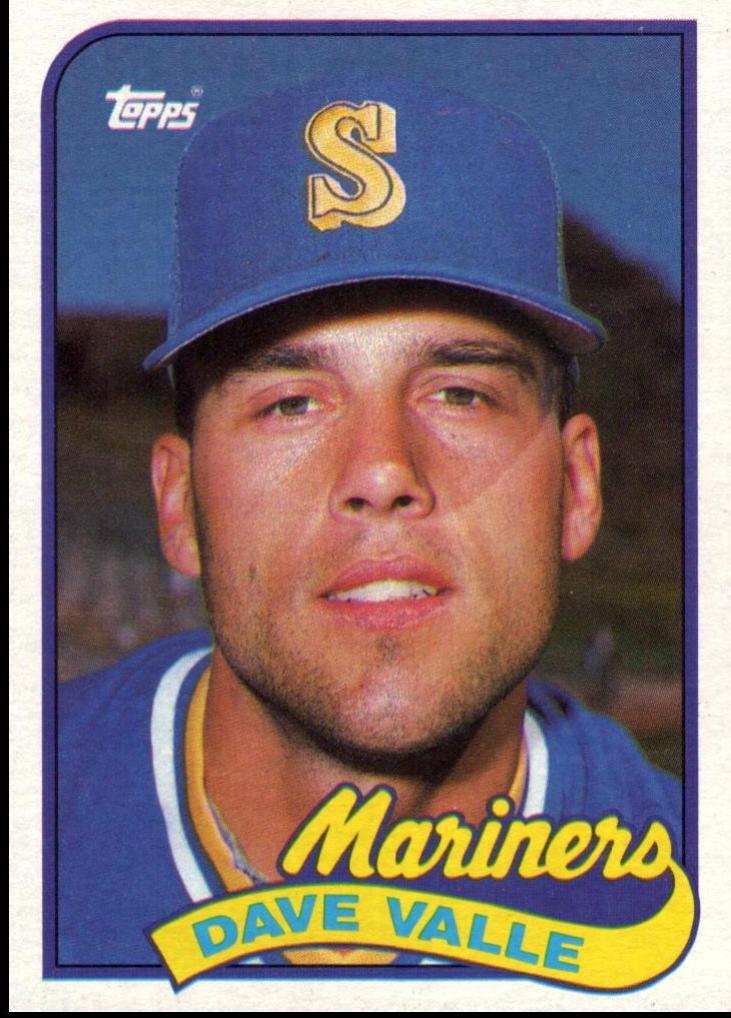 Dave Valle #498 Prices | 1989 Topps | Baseball Cards