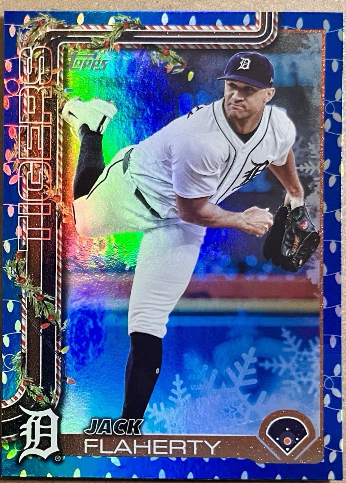 Jack Flaherty [Blue Metallic Lights] #H51 Prices | 2025 Topps Holiday ...