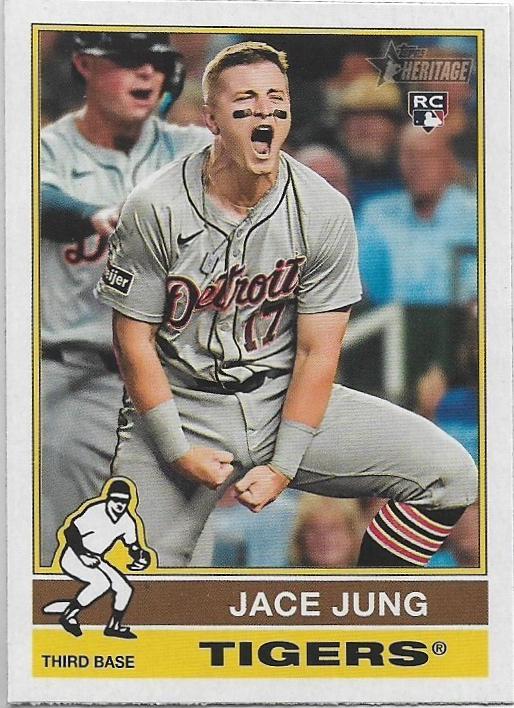 Jace Jung [Image Variation] #71 Prices | 2025 Topps Heritage | Baseball ...